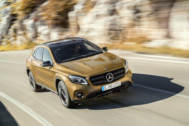 Mercedes-Benz GLA technical specifications and fuel economy